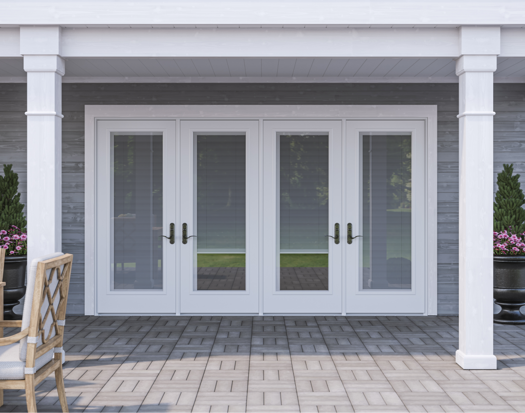 Entryway Enclosed Doorglass Blinds at ODL